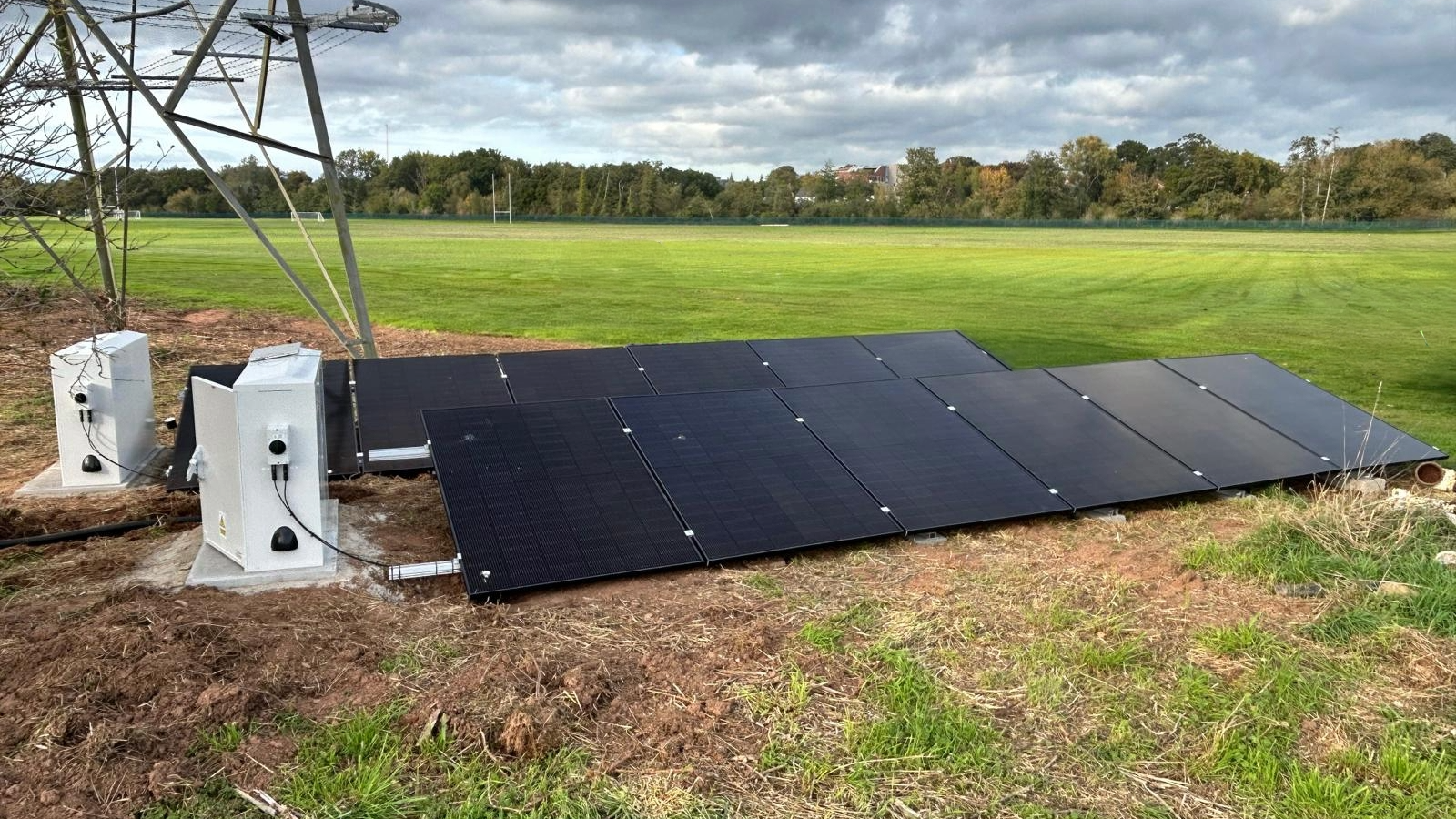 Solar-Powered Robot Lawn Mower Charging Stations for Exeter University ...