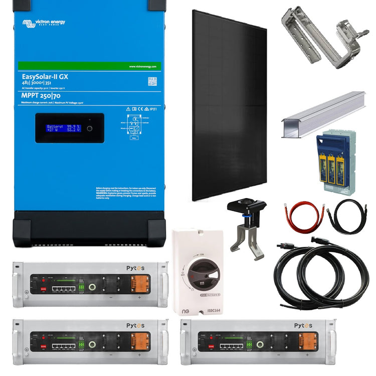 Two / Three Bedroom House Off Grid Kit Victron 5000 Easysolar 2 GX wit ...