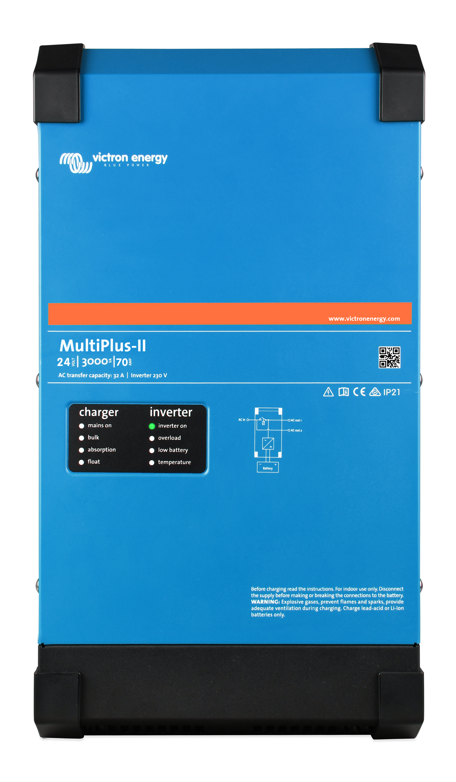 Victron MultiPlus-II 24 V 3000 VA Inverter/Charger 70 A – Callidus ...