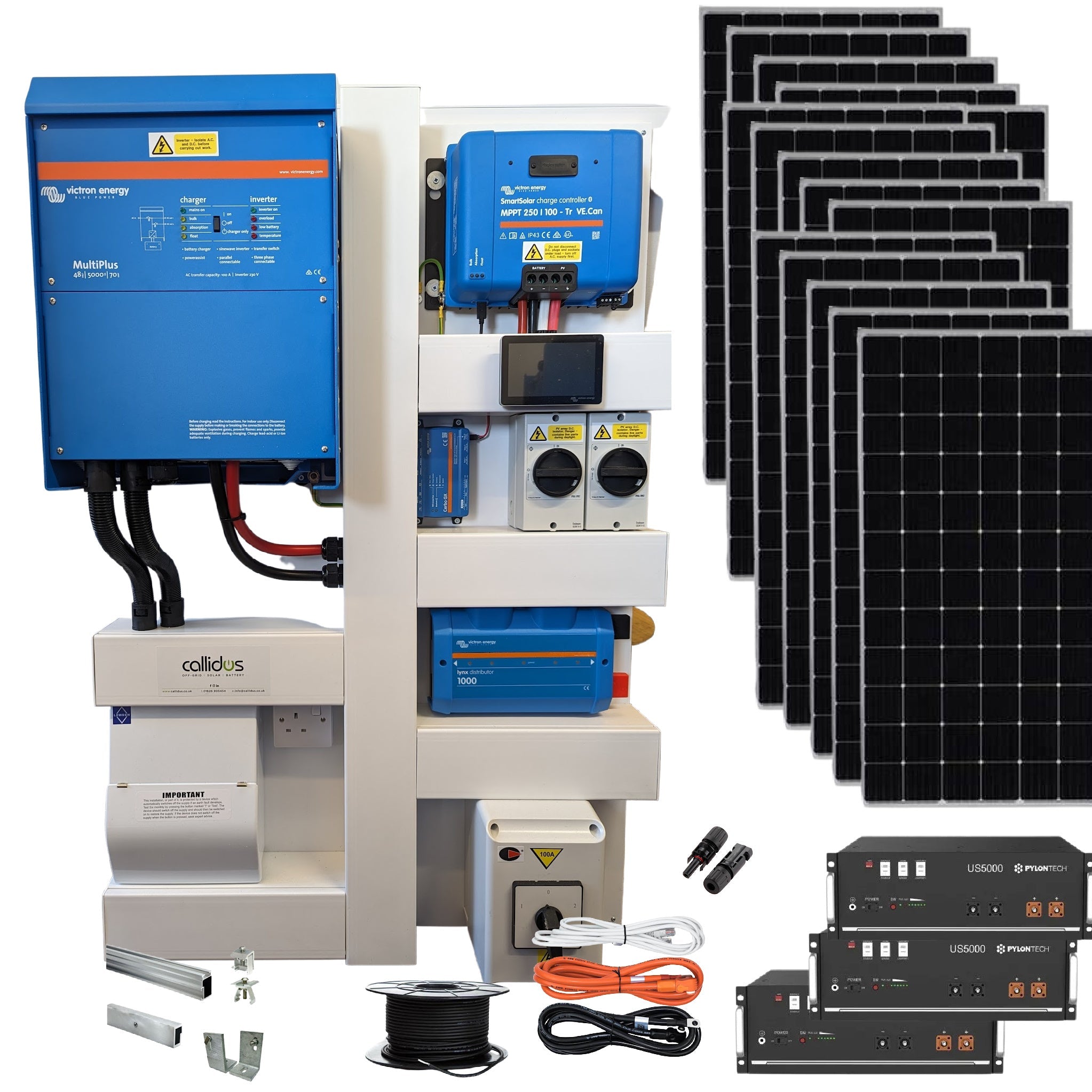 Bespoke Mains Off-Grid Power Systems – Callidus Solar & Battery Shop