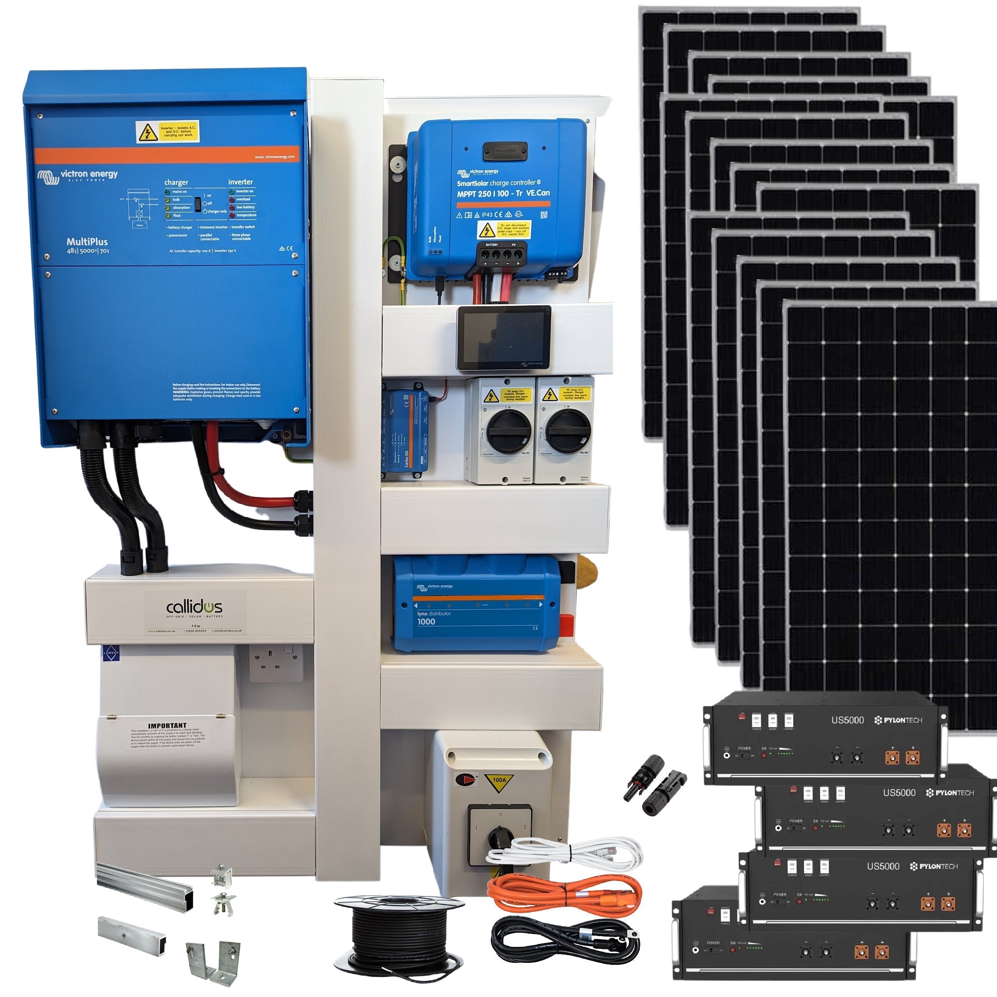 Bespoke Mains Off-Grid Power Systems – Callidus Solar & Battery Shop