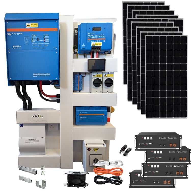 DIY Prebuilt Off-Grid Kit With Choice of Inverter, Solar and Battery ...