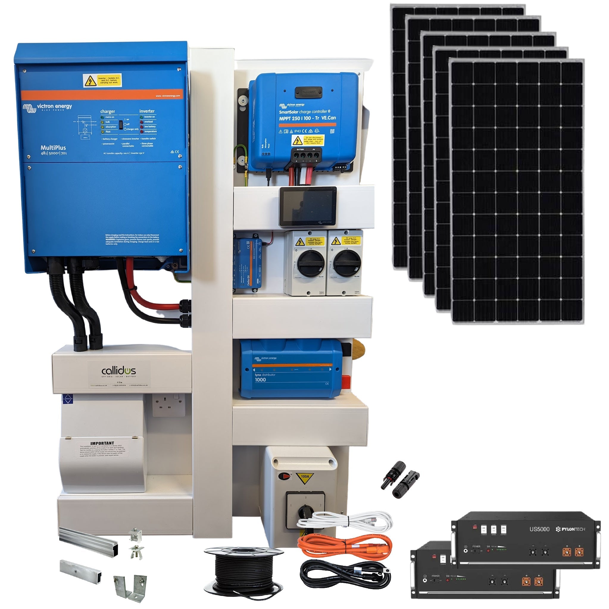 DIY Prebuilt Off-Grid Kit With Choice of Inverter, Solar and Battery ...
