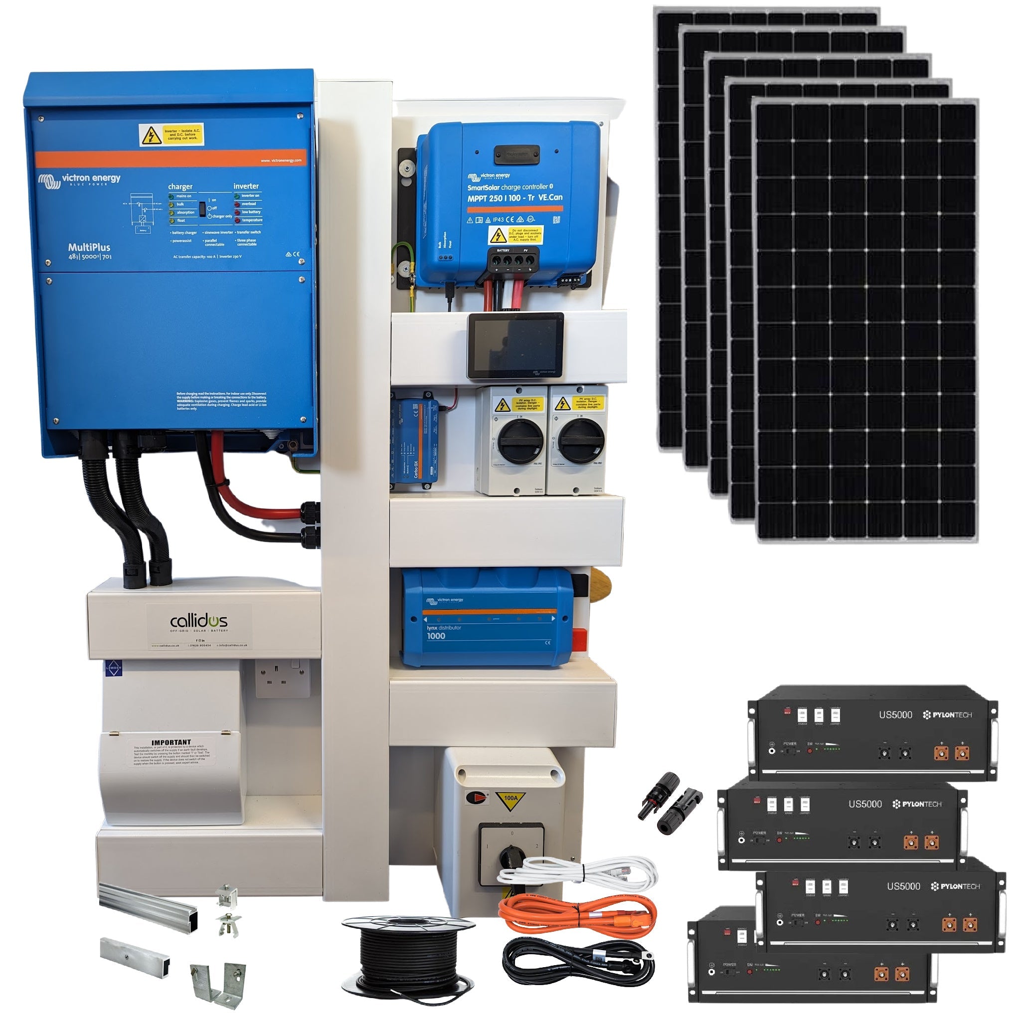 Bespoke Mains Off-Grid Power Systems – Callidus Solar & Battery Shop