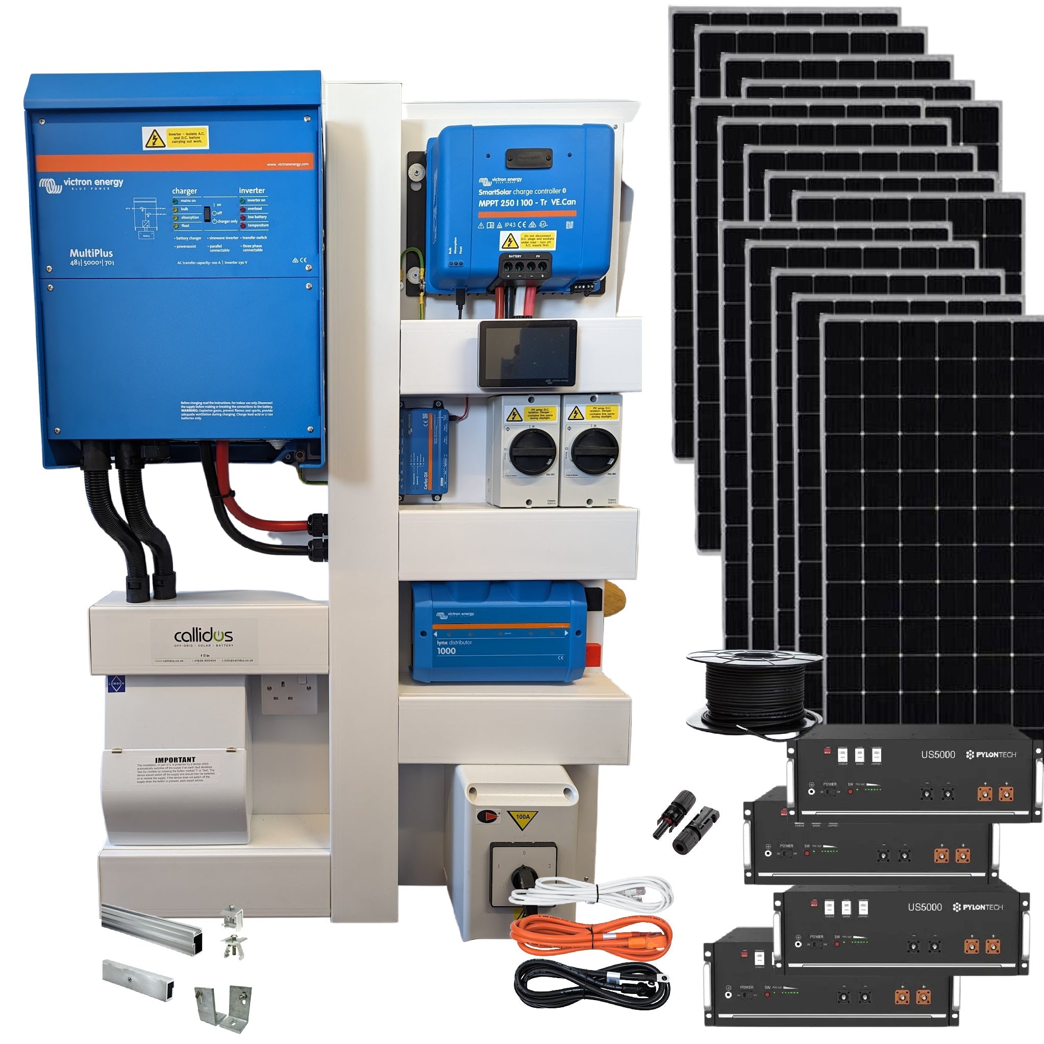 Bespoke Mains Off-Grid Power Systems – Callidus Solar & Battery Shop