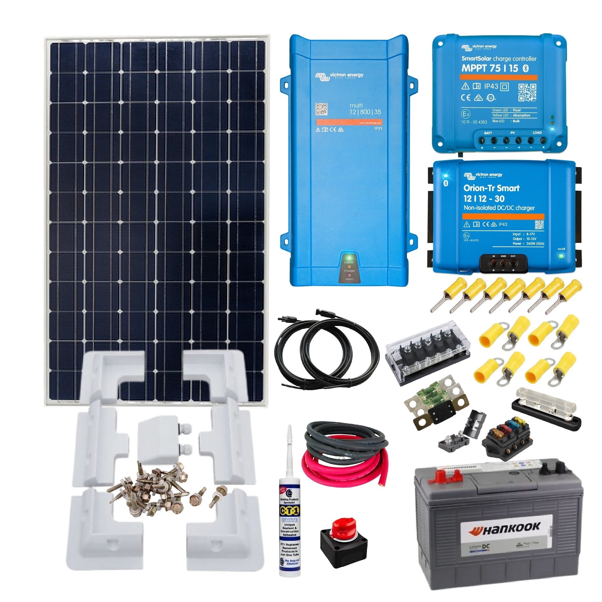 Victron 175 Watt Solar Panel, Smart MPPT, Orion DC DC Charger, Victron ...